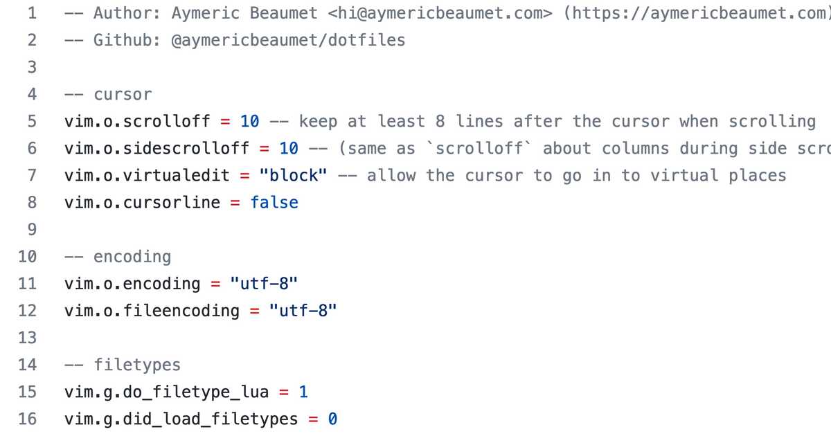Dotfiles: my configuration files | Aymeric Beaumet